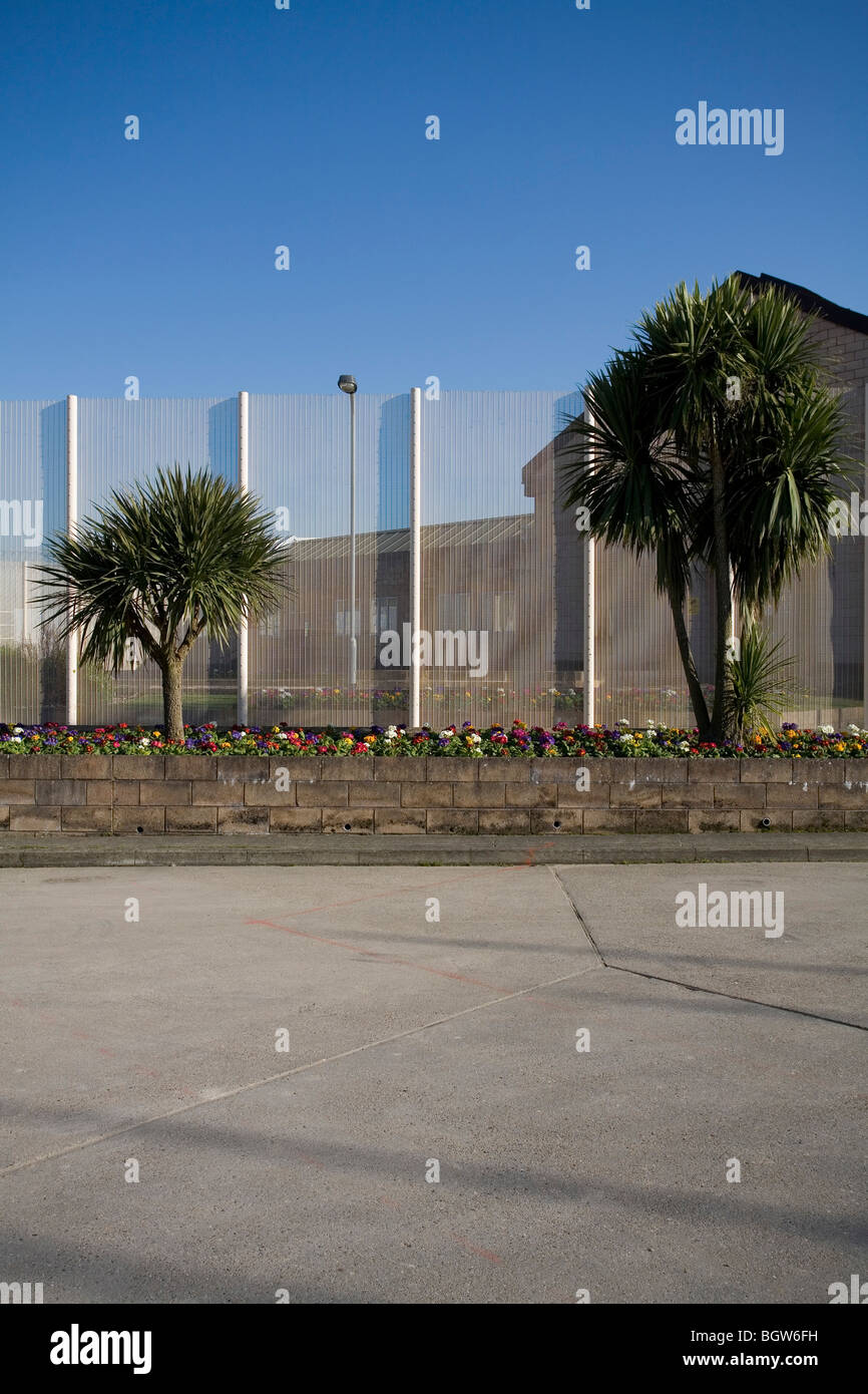 high down prison prison garden Stock Photo - Alamy