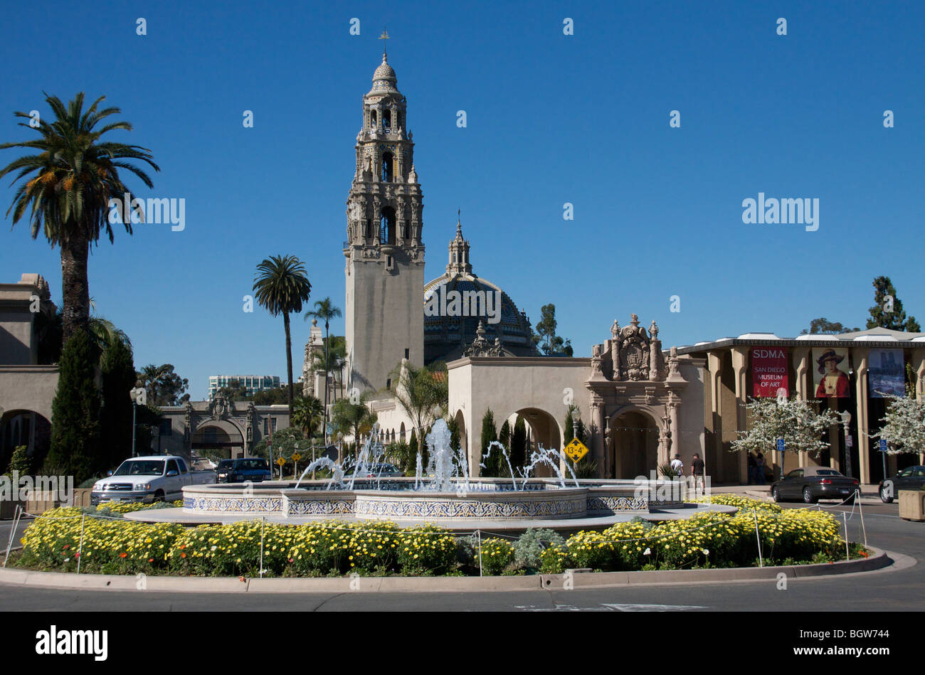 Balboa park san diego sign hi-res stock photography and images - Alamy