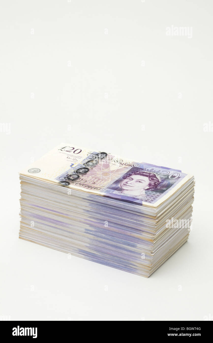 Twenty pound stack hi-res stock photography and images - Alamy