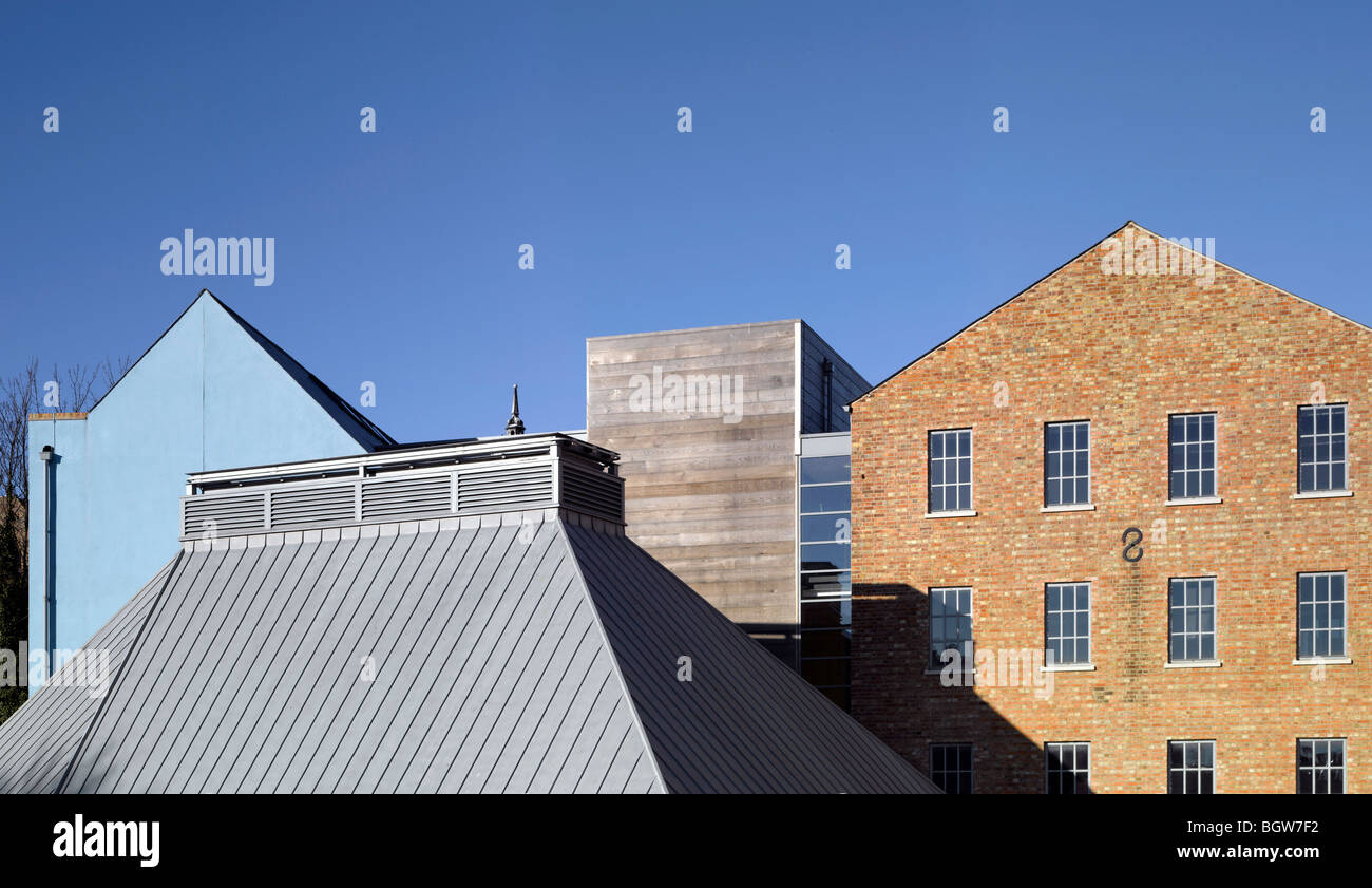 creative foundation glass works building Stock Photo - Alamy