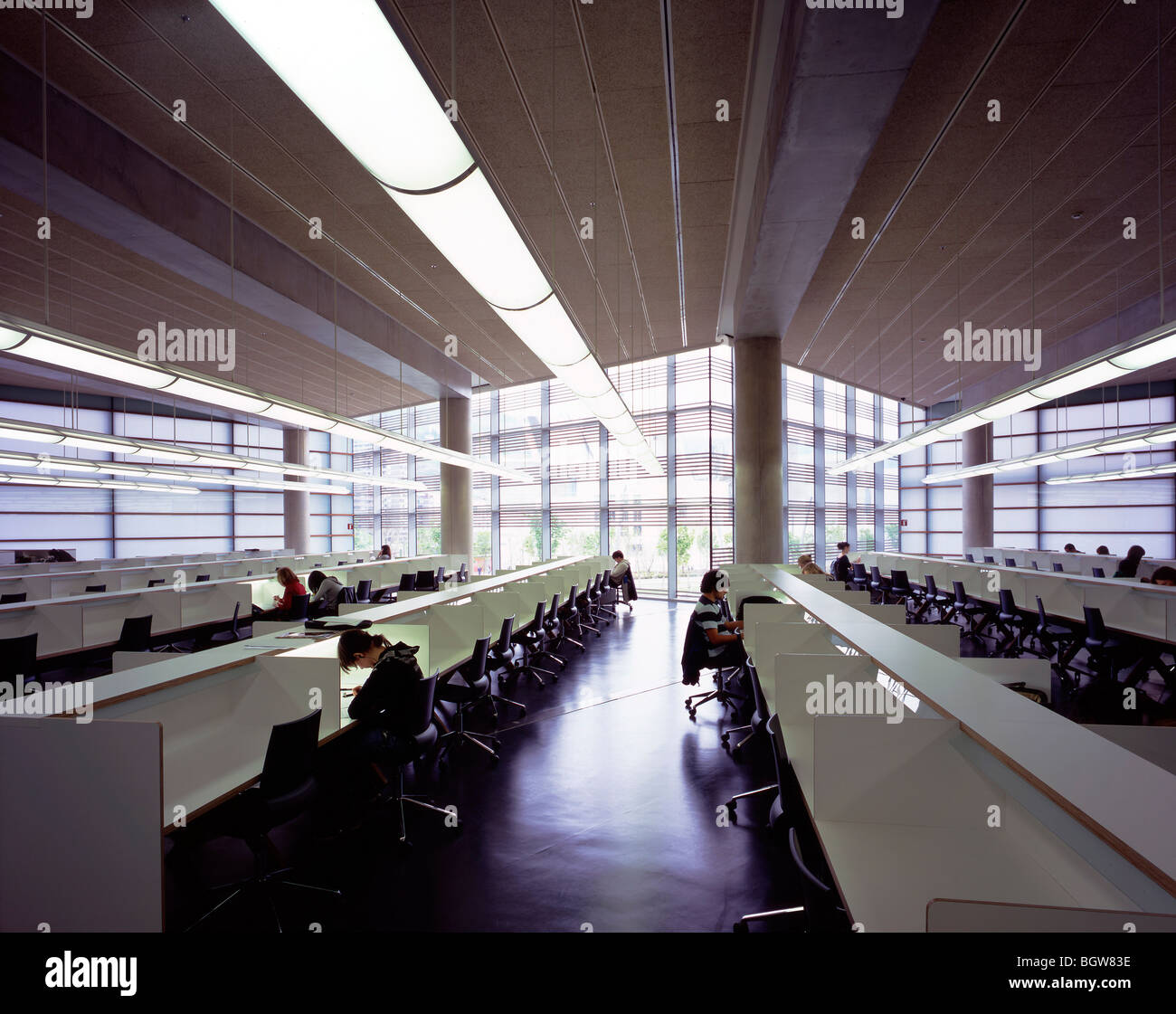 deusto-crai university library the reading rooms Stock Photo - Alamy