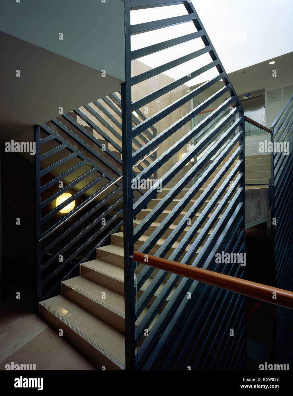 deusto-crai university library interior staircase Stock Photo - Alamy