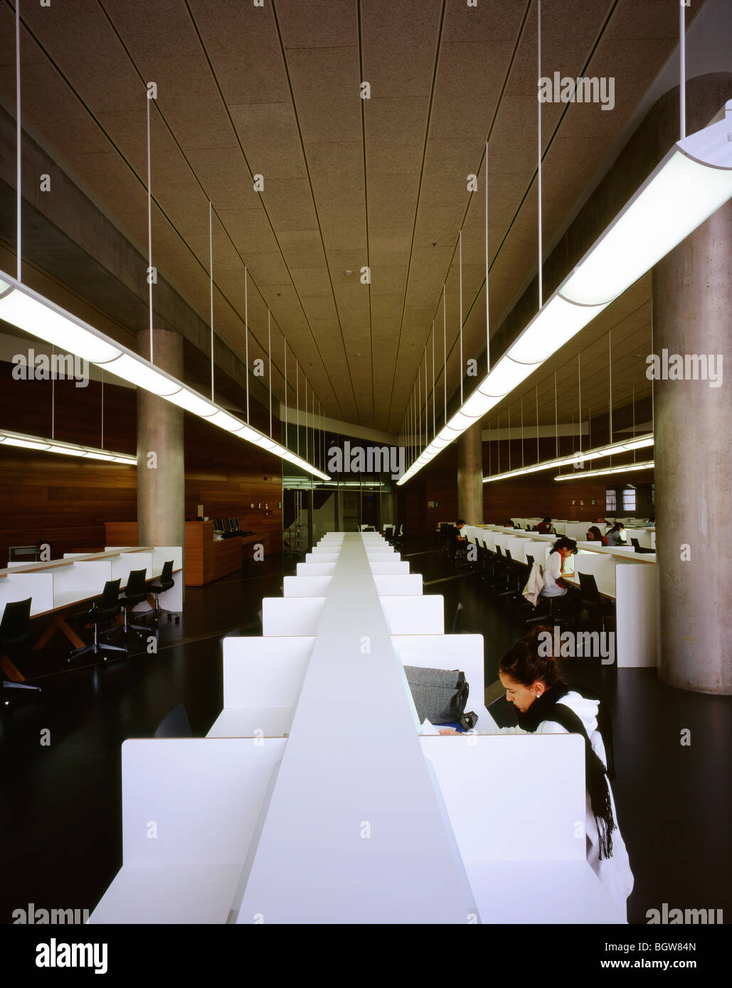 deusto-crai university library the reading rooms Stock Photo - Alamy
