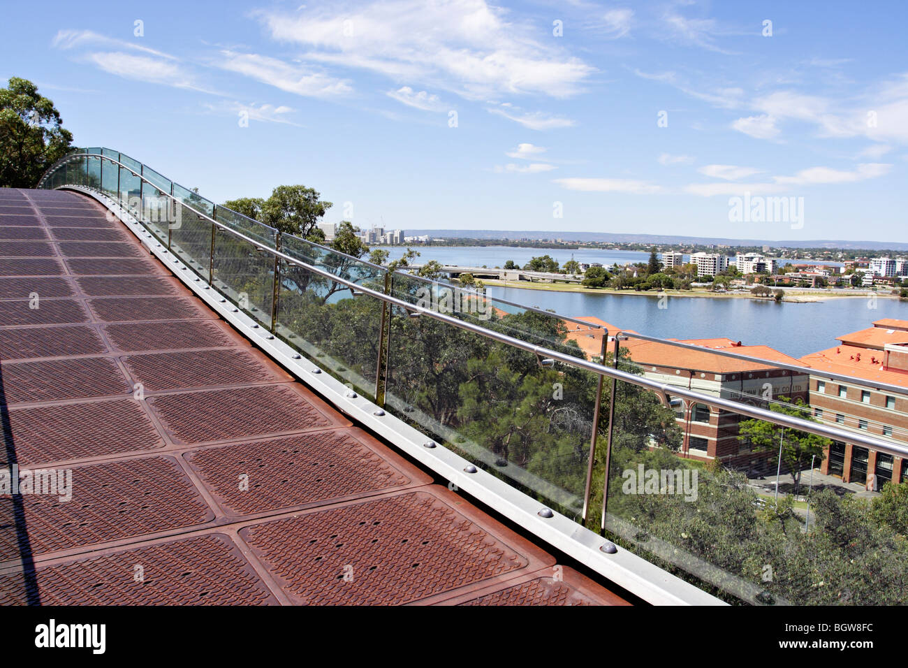 Elevated walkway at Kings Park in Perth, Western Australia Stock Photo ...
