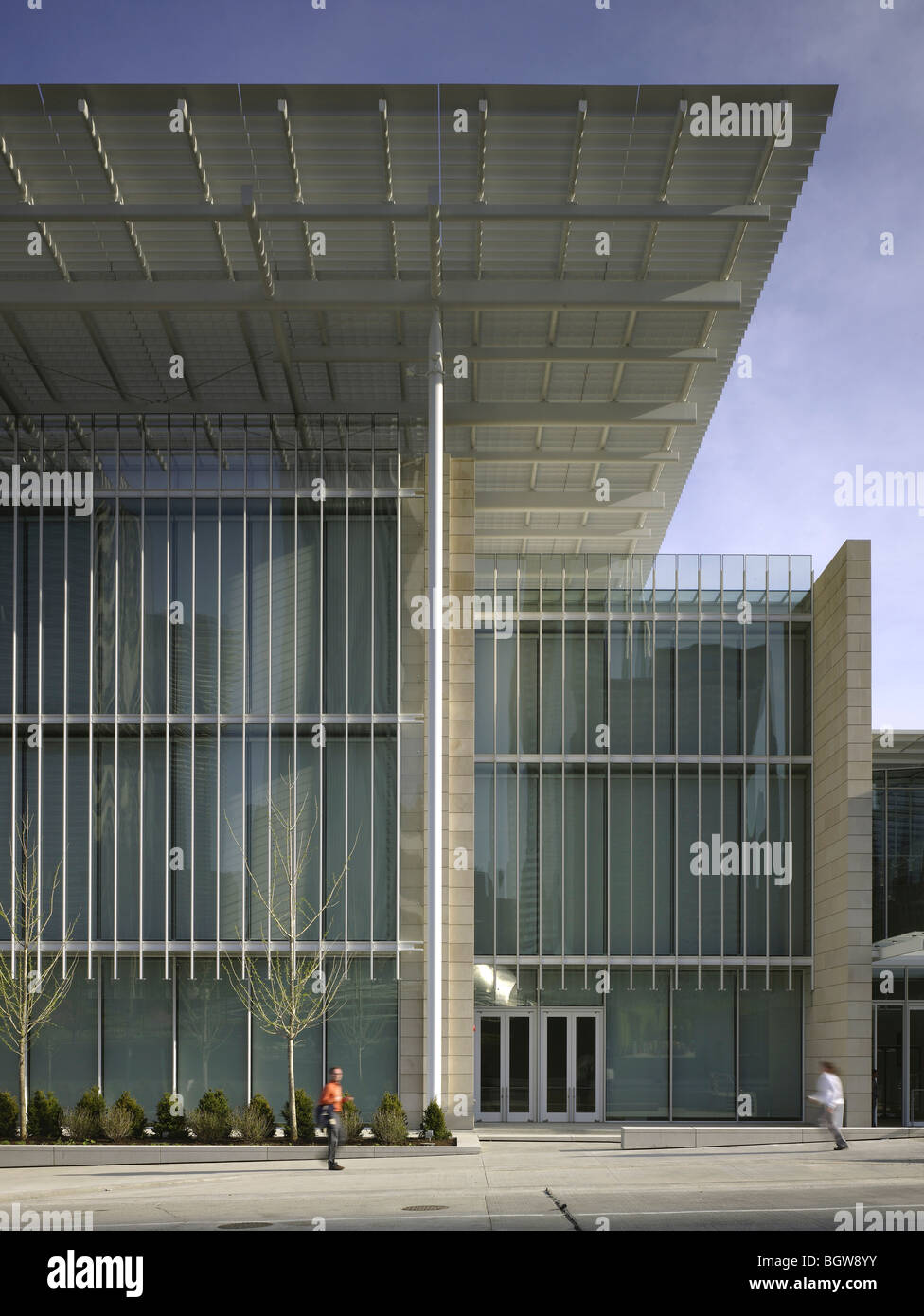 art institute of chicago - modern wing main facade and entrance Stock ...