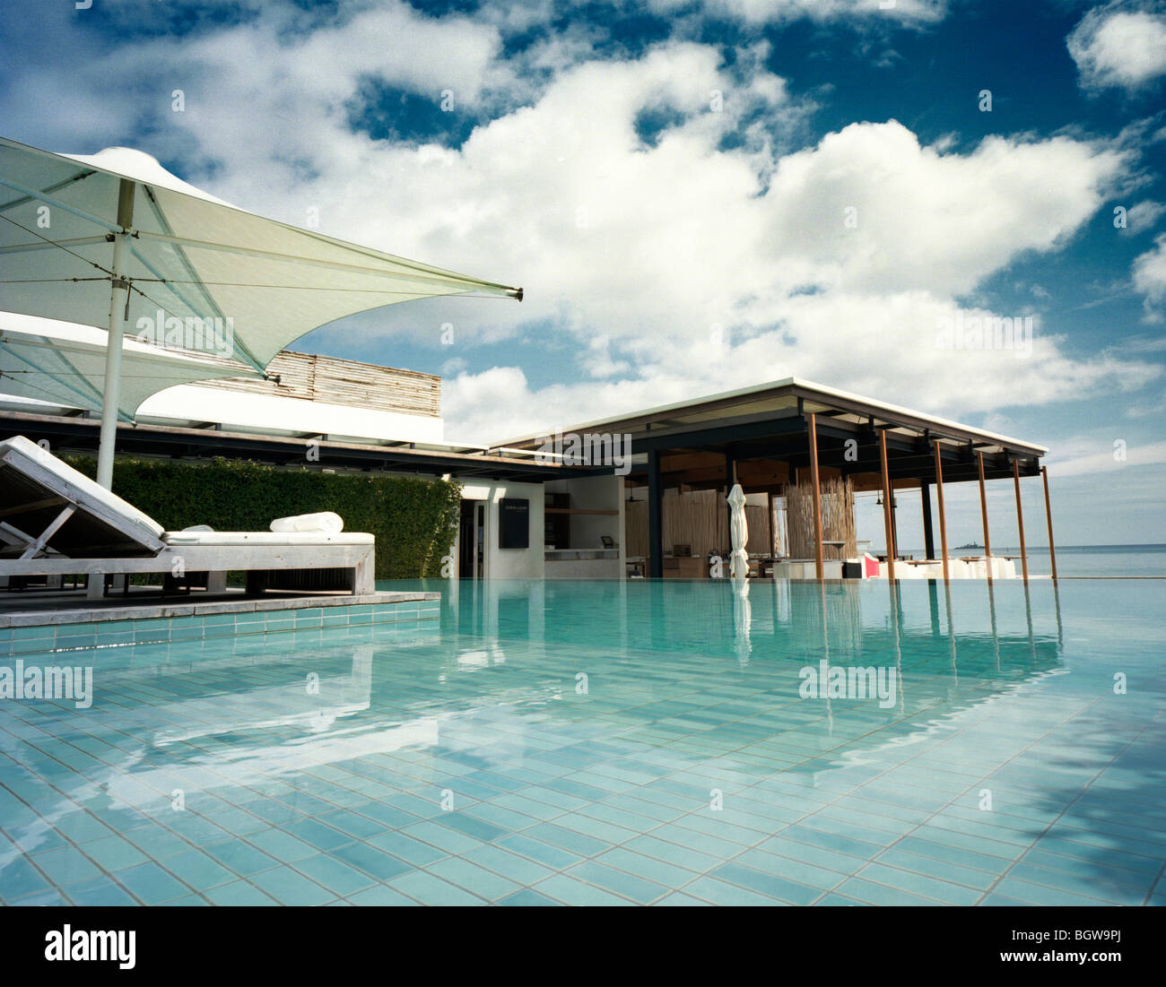 Swimming pool by the sea Stock Photo - Alamy