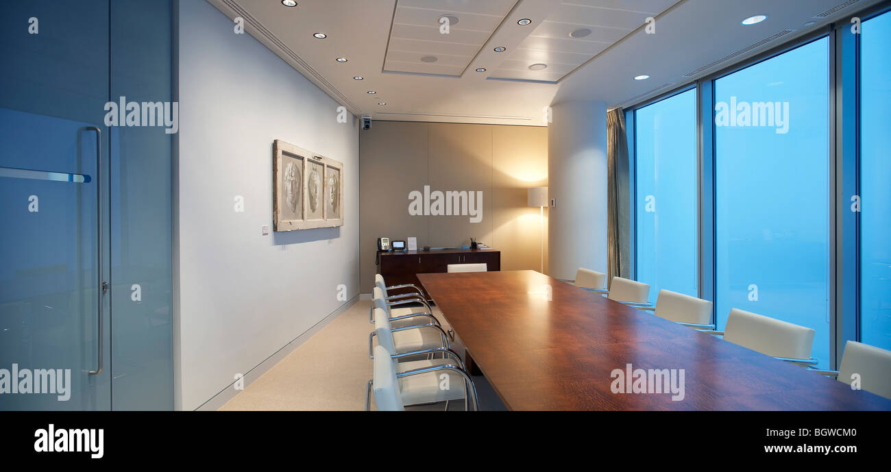rencap offices moscow, boardroom table Stock Photo - Alamy