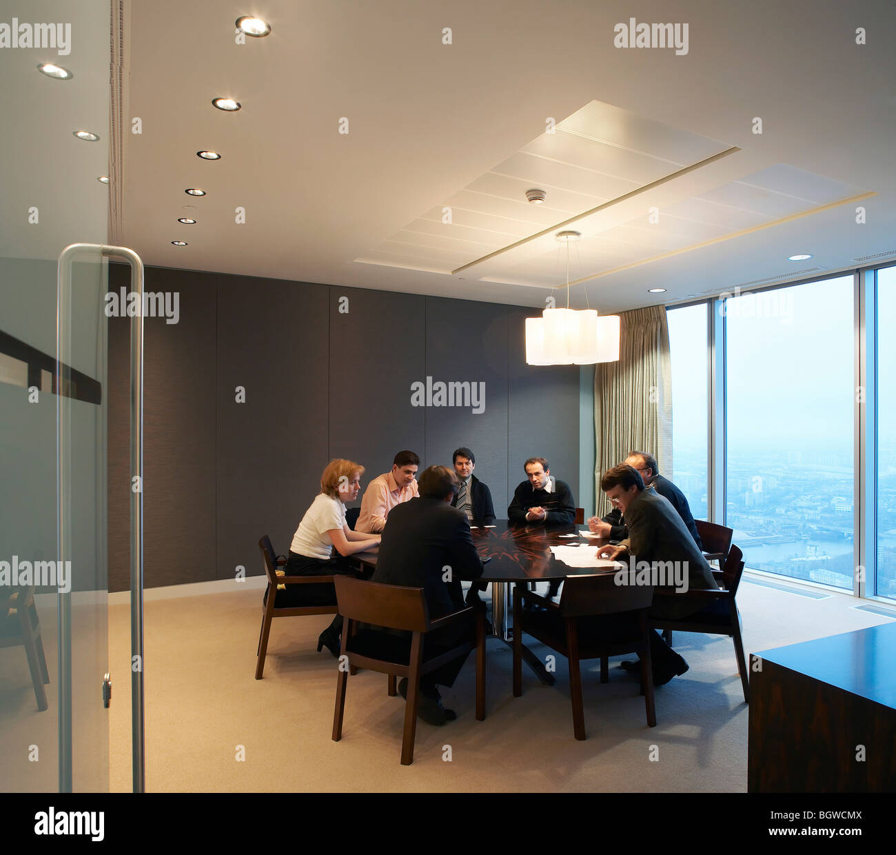 rencap offices moscow, people using meeting room Stock Photo - Alamy