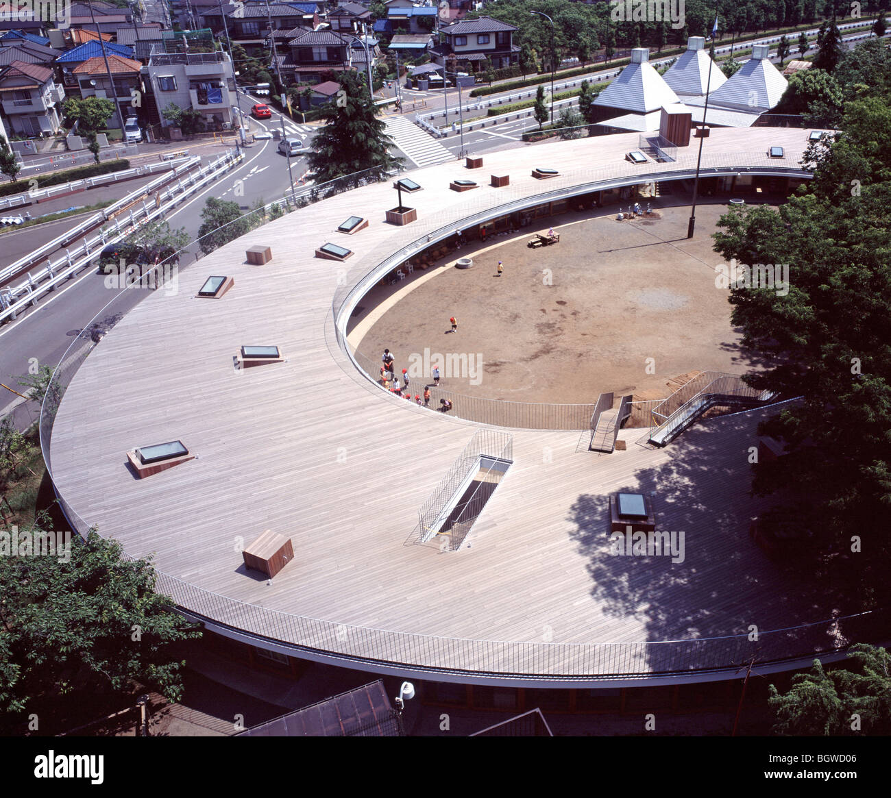 FUJI KINDERGARTEN, TOKYO, JAPAN, TEZUKA ARCHITECTS Stock Photo - Alamy