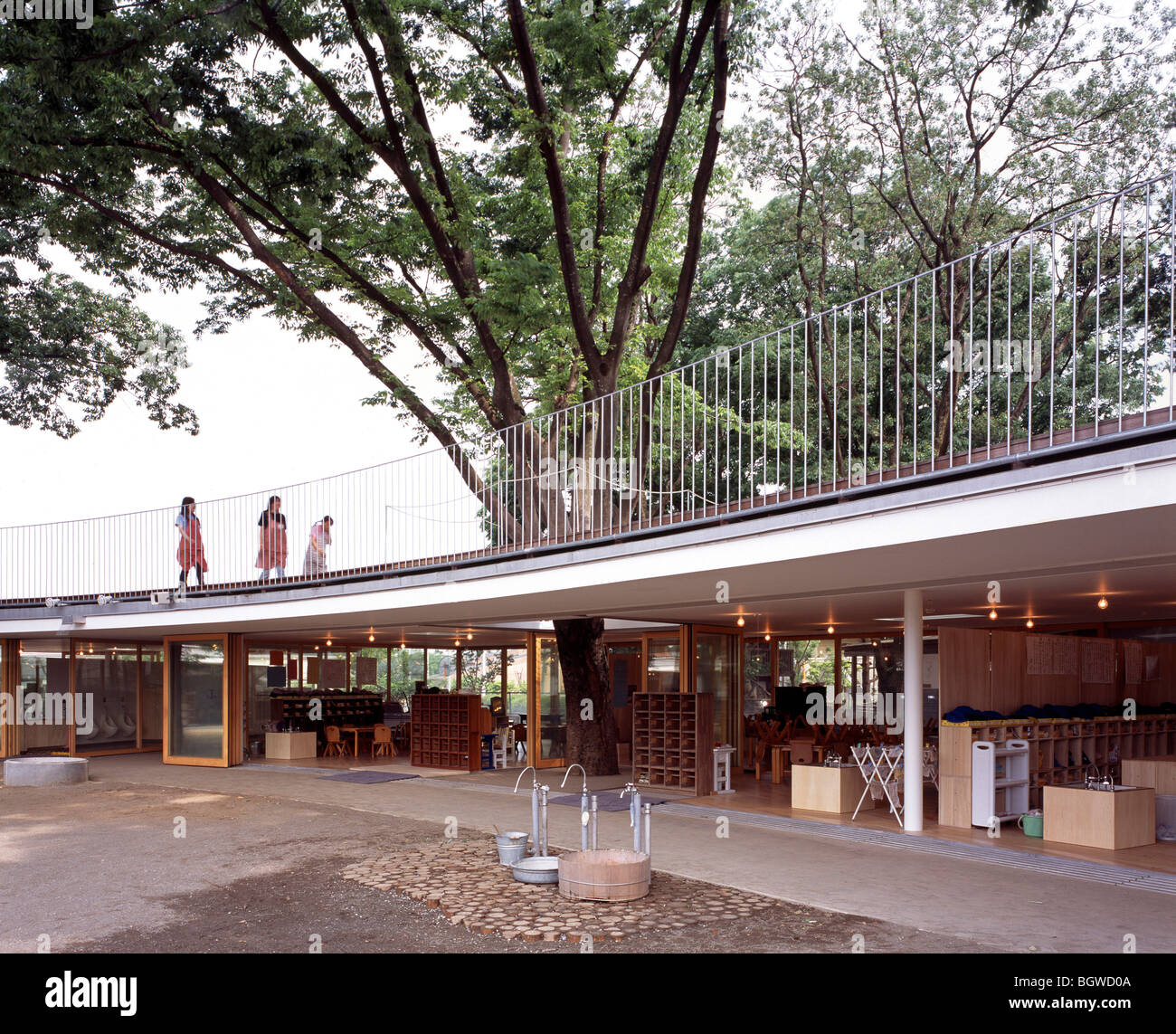 FUJI KINDERGARTEN, TOKYO, JAPAN, TEZUKA ARCHITECTS Stock Photo - Alamy