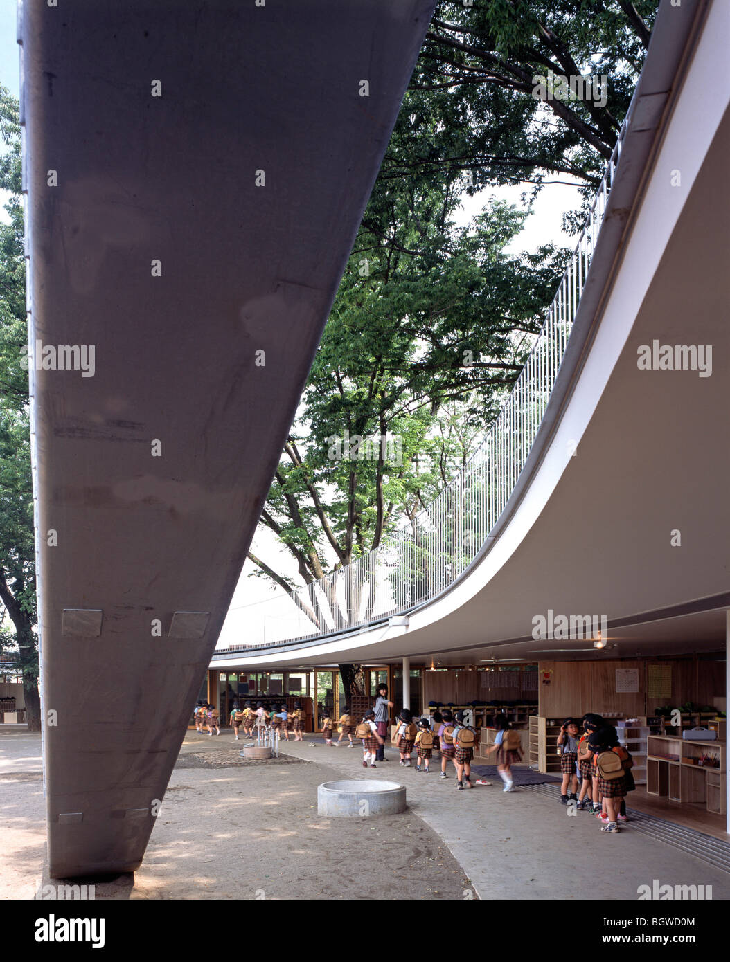 FUJI KINDERGARTEN, TOKYO, JAPAN, TEZUKA ARCHITECTS Stock Photo - Alamy