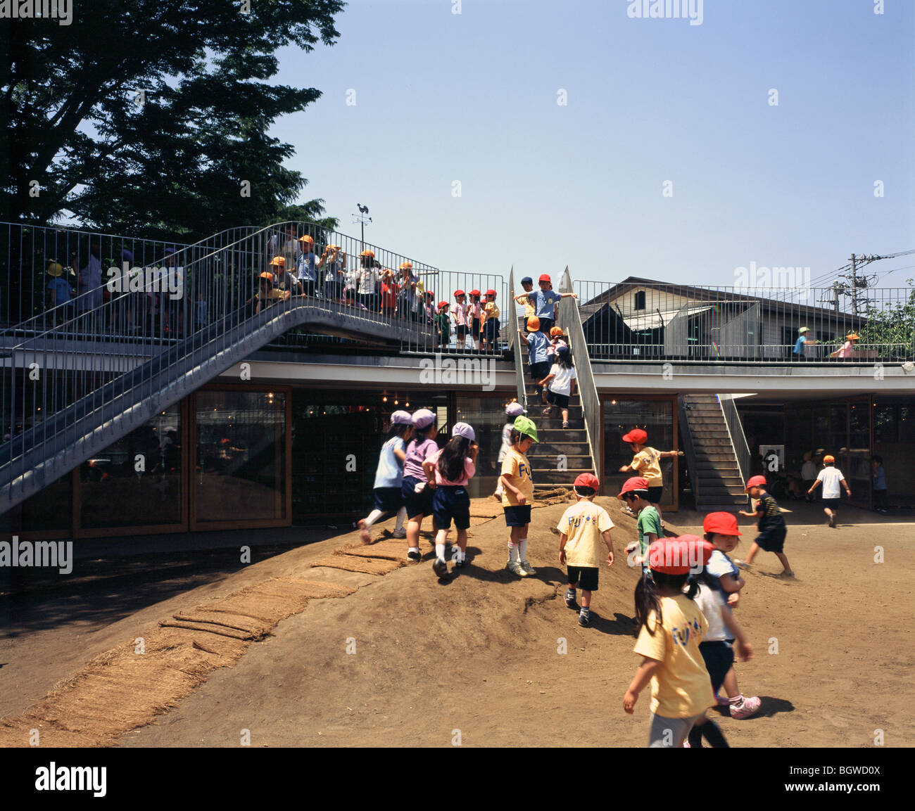 FUJI KINDERGARTEN, TOKYO, JAPAN, TEZUKA ARCHITECTS Stock Photo - Alamy