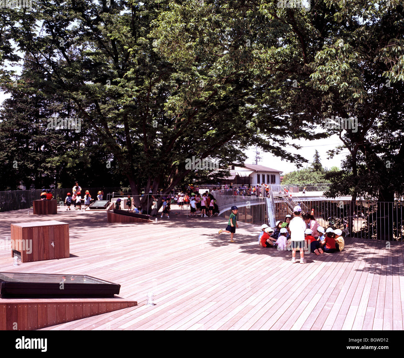 FUJI KINDERGARTEN, TOKYO, JAPAN, TEZUKA ARCHITECTS Stock Photo - Alamy