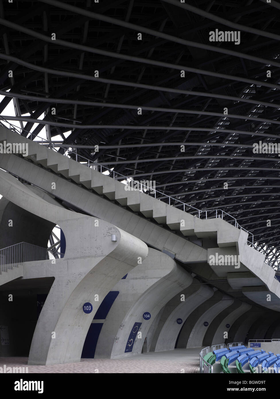 world games 2009 stadium main stands Stock Photo - Alamy