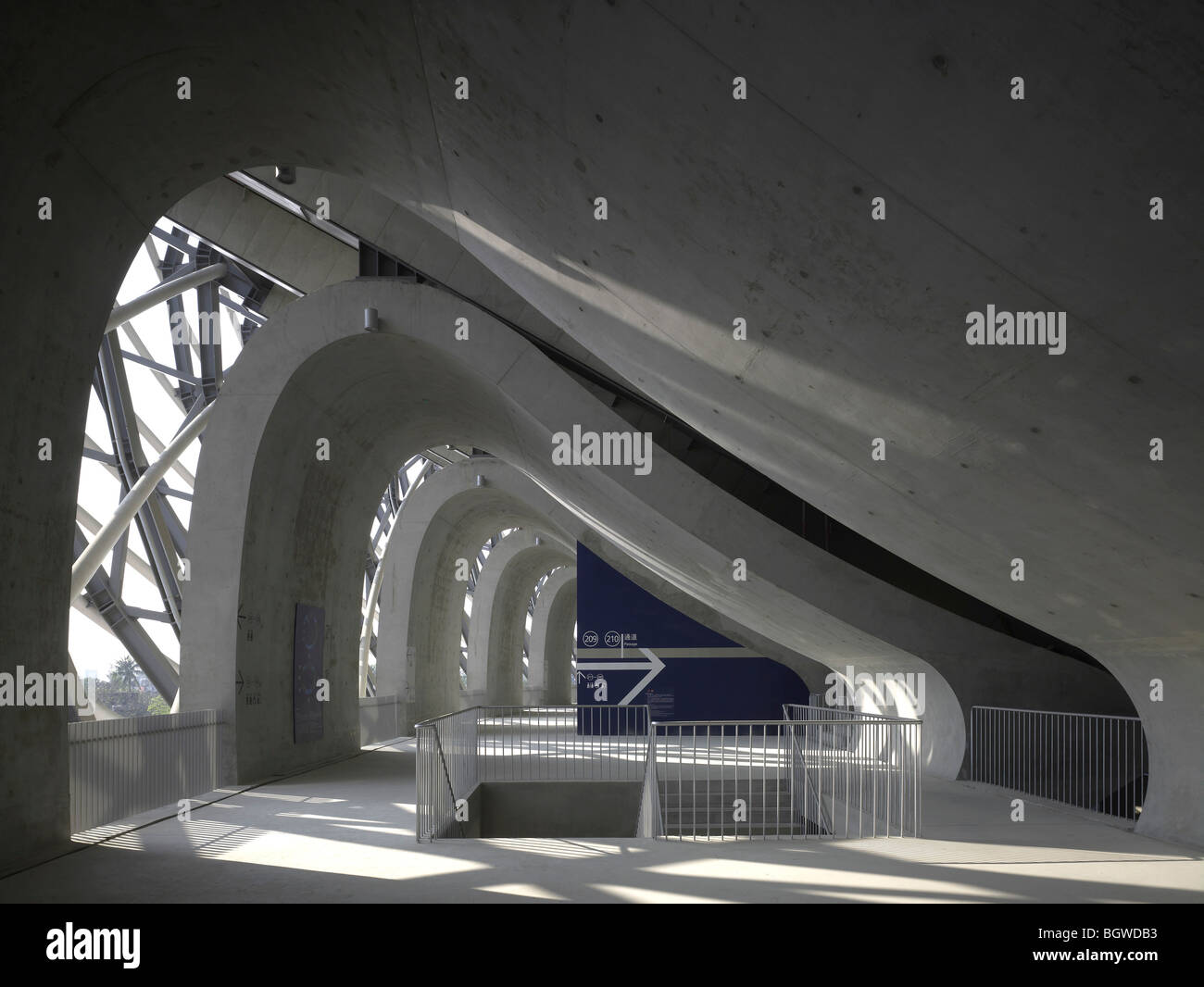 world games 2009 stadium hallway interior Stock Photo - Alamy