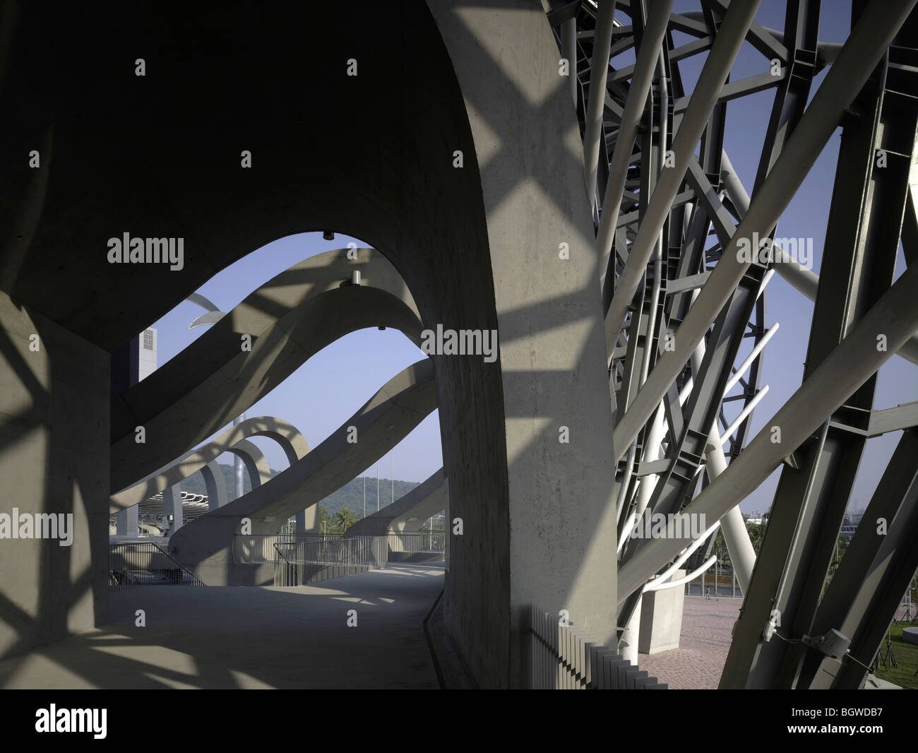 world games 2009 stadium hallway interior Stock Photo - Alamy