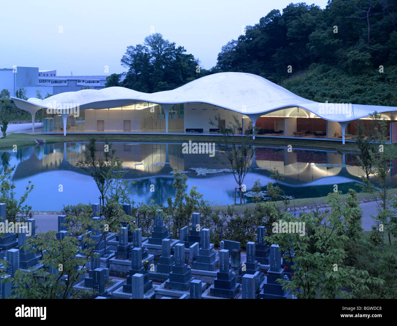 MEISO NO MORI MUNICIPAL FUNERAL HALL, KAKAMIGAHARA, JAPAN, TOYO ITO ...