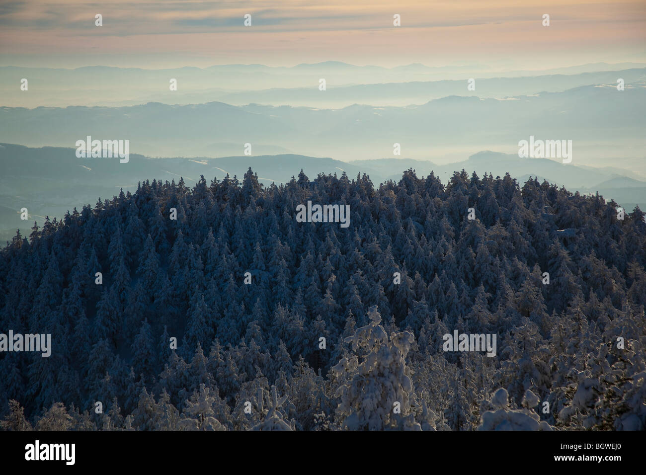 Winter in Serbia Stock Photo - Alamy