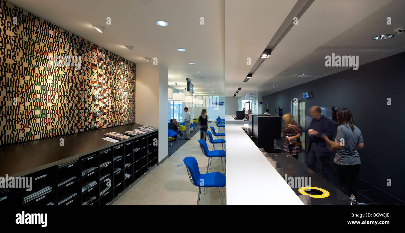 guardian offices kings place, communal area with counter seating Stock ...