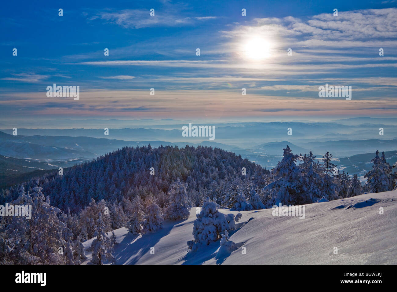 Winter in Serbia Stock Photo - Alamy