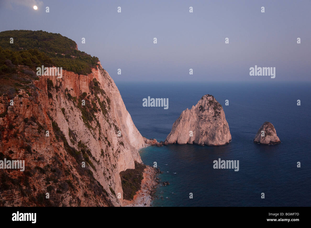 rocks in the sea at Kap Keri Stock Photo - Alamy