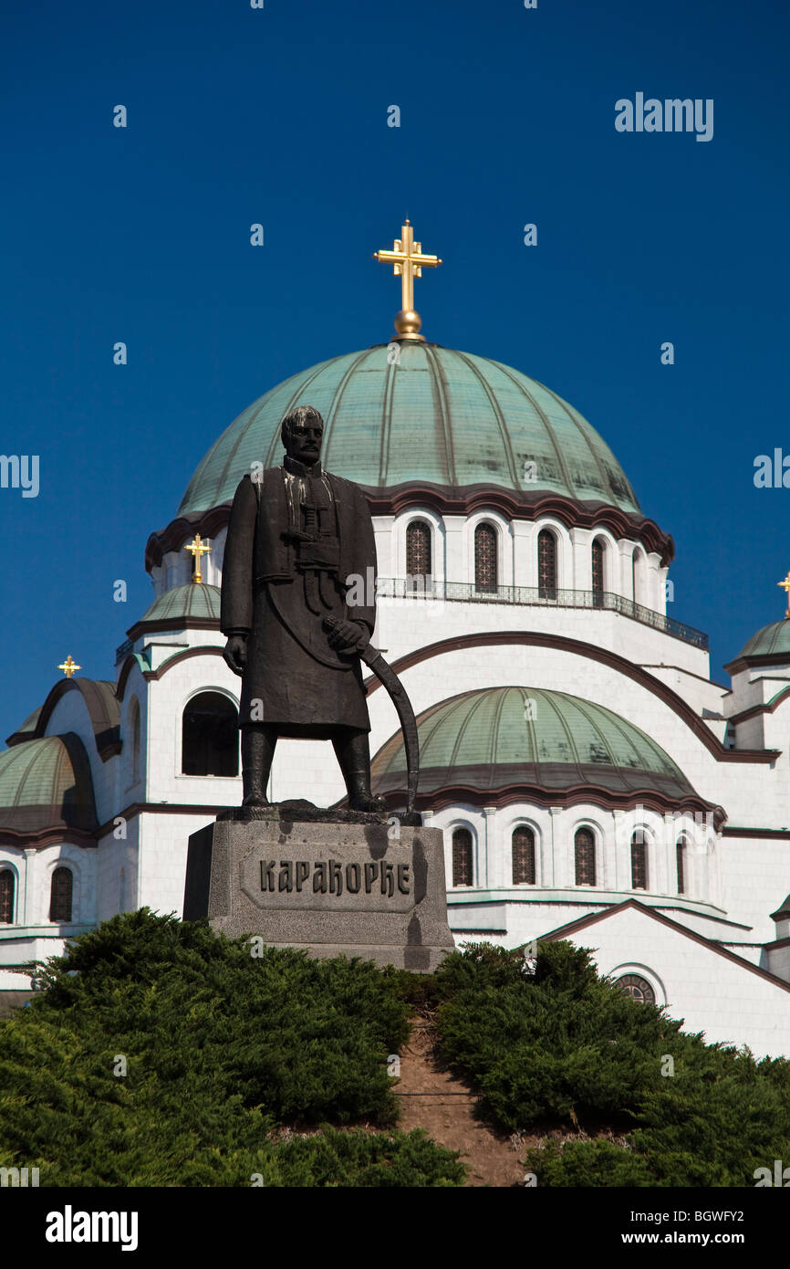 Karadjordje monument at Vracar, Belgrade, Serbia Stock Photo - Alamy