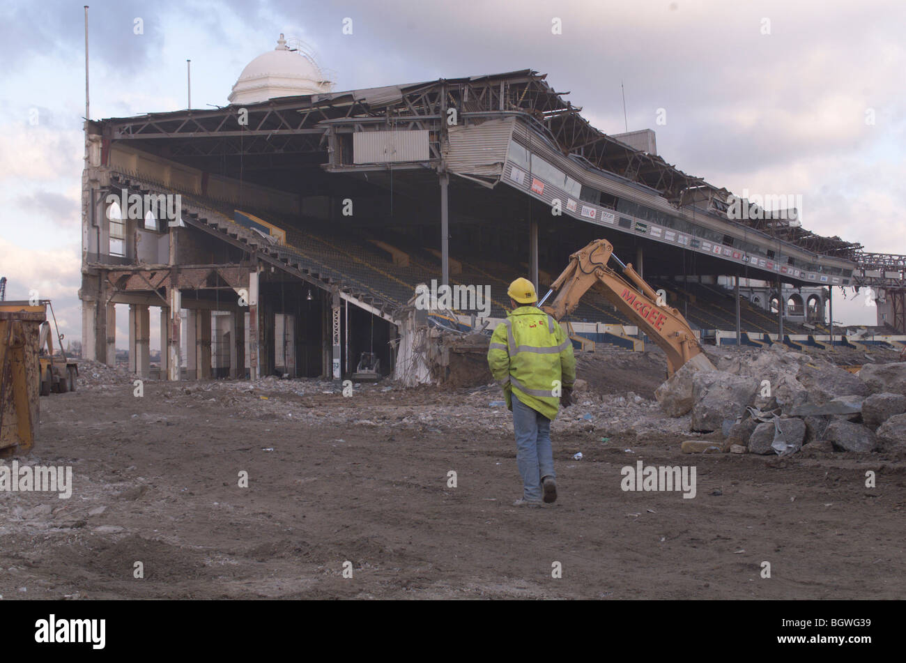 WEMBLEY STADIUM DEMOLITION, LONDON, UNITED KINGDOM, JOHN SIMPSON ...