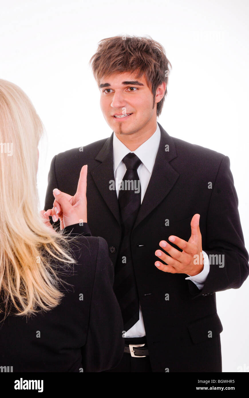 Family discussion, business person hi-res stock photography and images ...