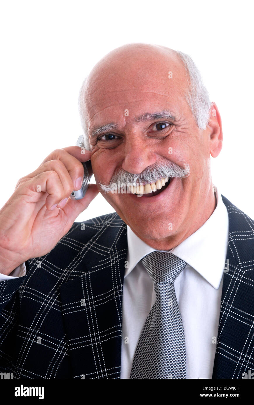 Successful telephone conversation Stock Photo - Alamy