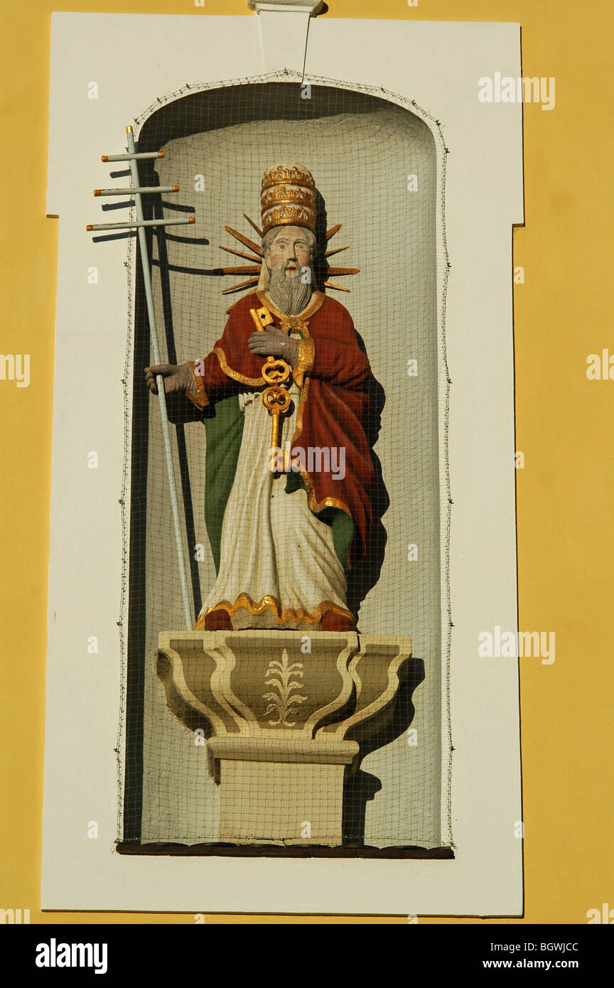 Statue of St. Silvester Stock Photo - Alamy
