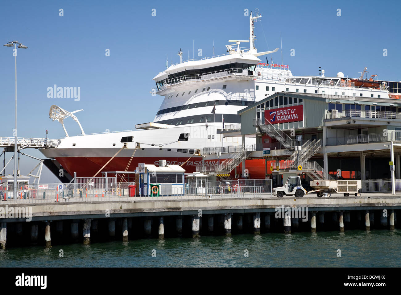 Quay for Spirit of Tasmania at Port Melbourne, Victoria, Australia ...