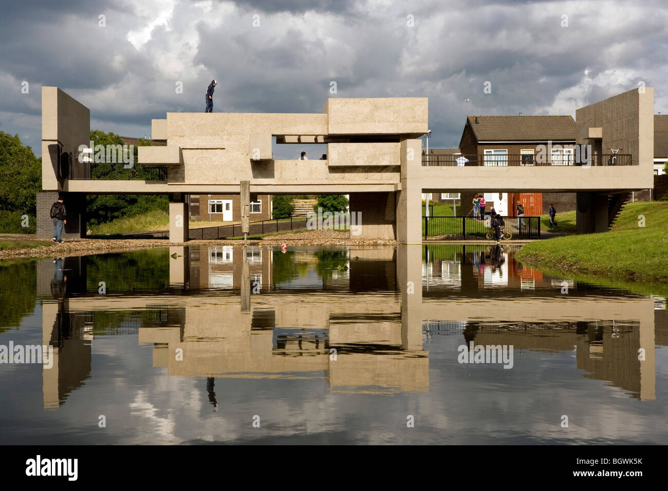 APOLLO PAVILION, PETERLEE, UNITED KINGDOM, VICTOR PASMORE Stock Photo ...