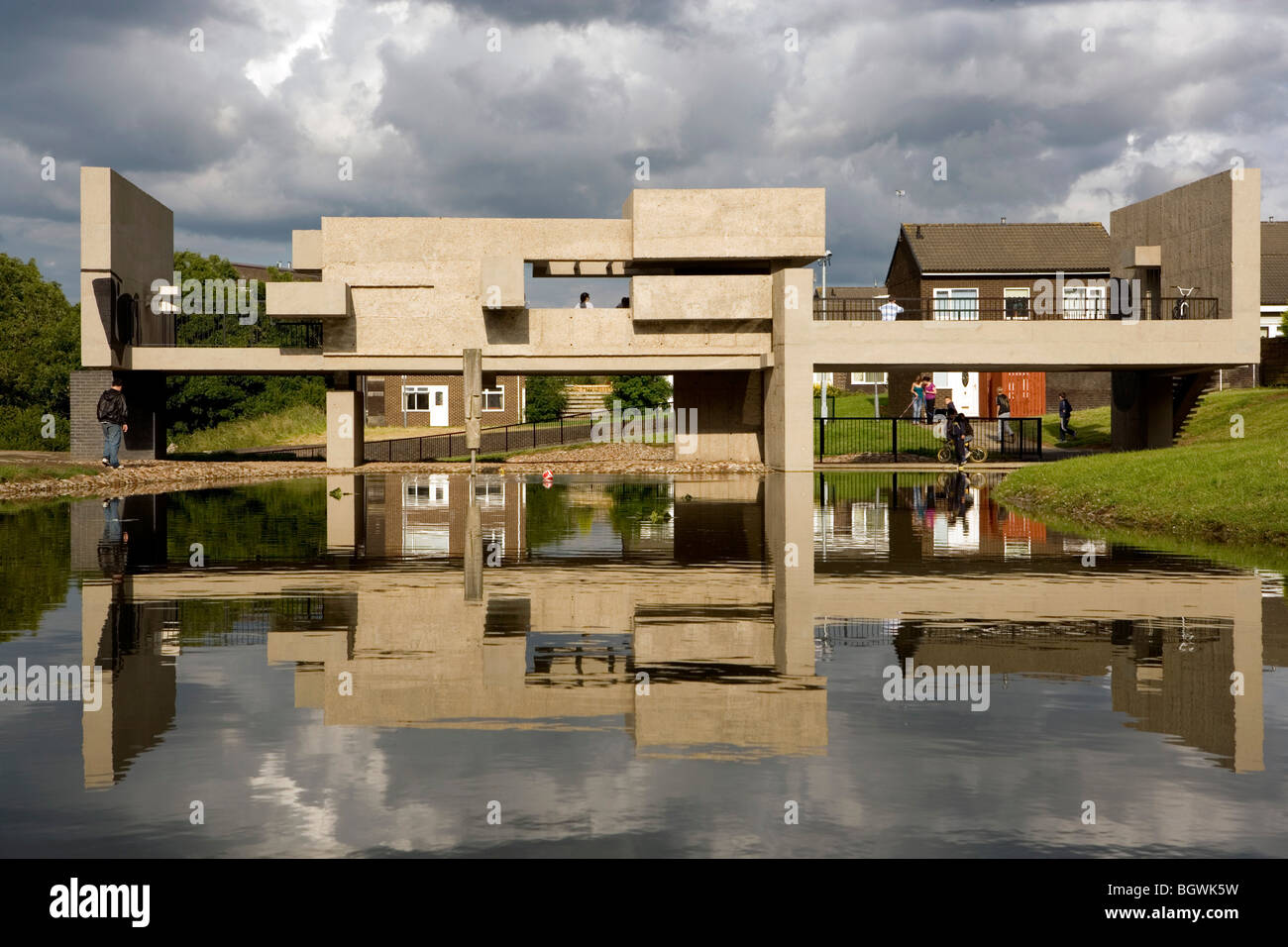 APOLLO PAVILION, PETERLEE, UNITED KINGDOM, VICTOR PASMORE Stock Photo ...