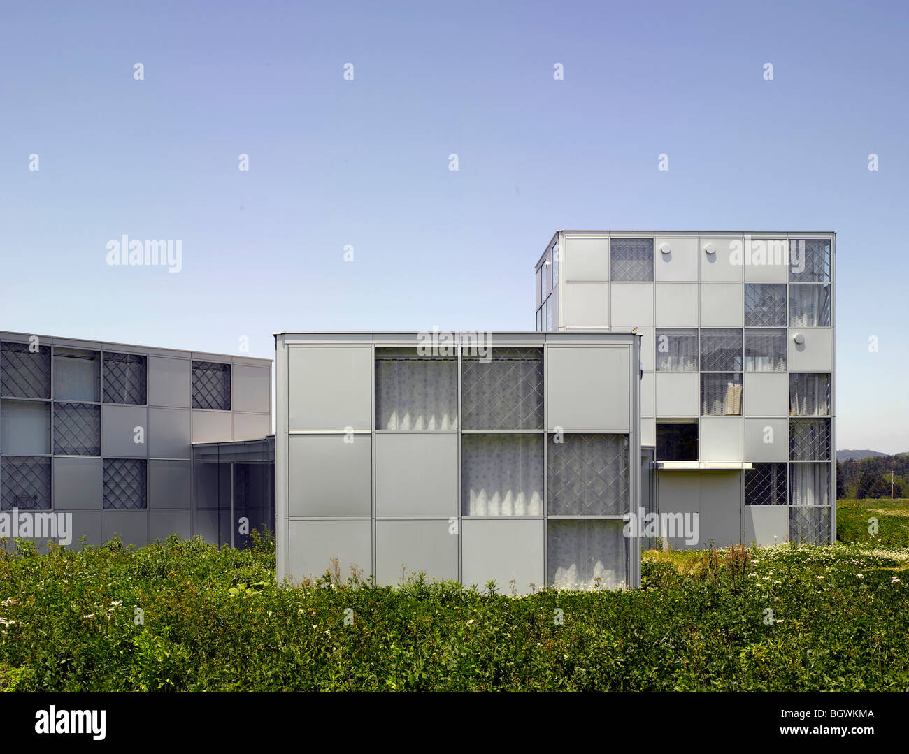 ALUMINUM PROJECT-ECOMS HOUSE, TOSO CITY, JAPAN, RIKEN YAMAMOTO Stock ...