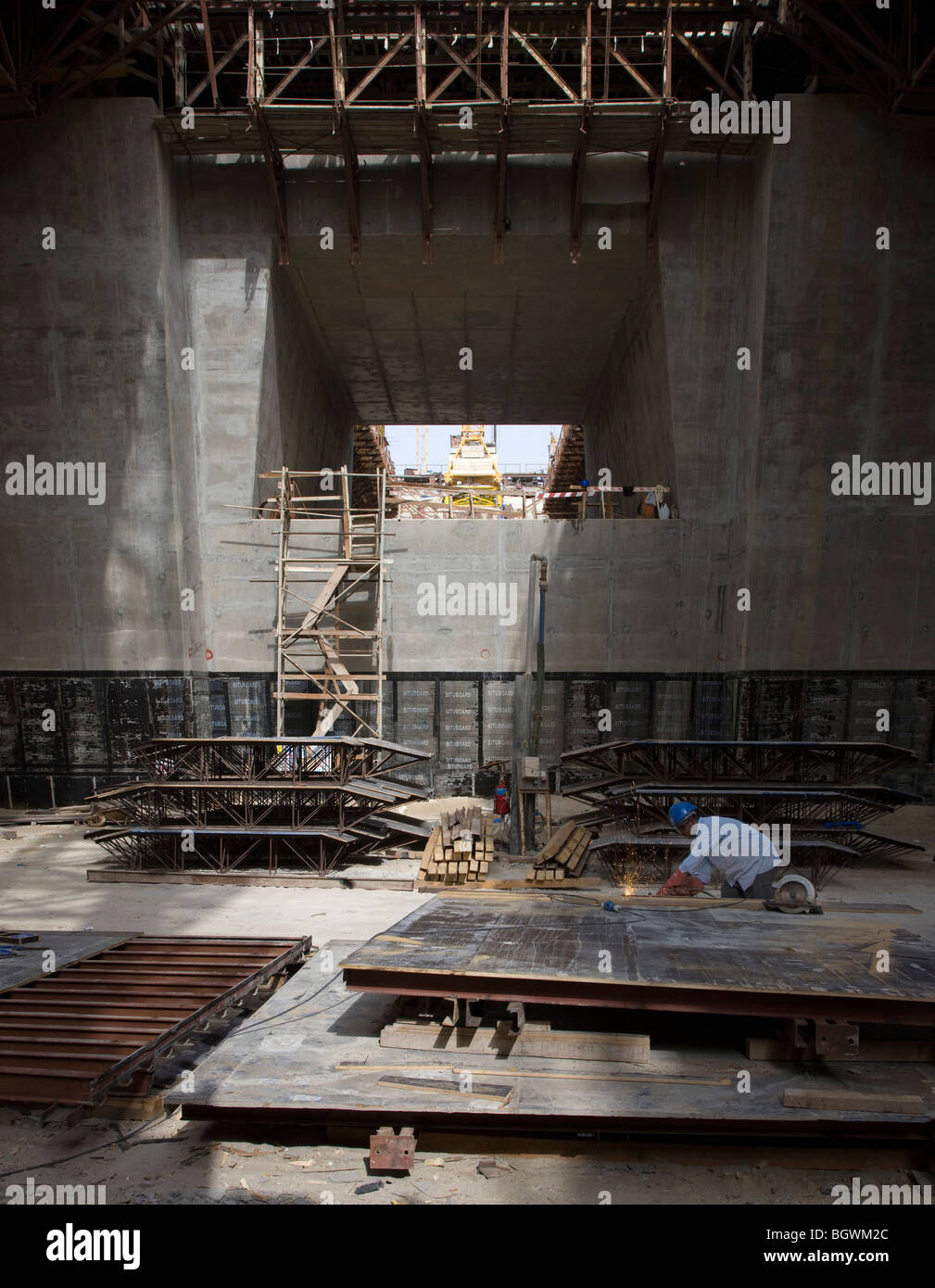 SHEIKH ZAYED BRIDGE, ABU DHABI, UNITED ARAB EMIRATES, ZAHA HADID Stock ...