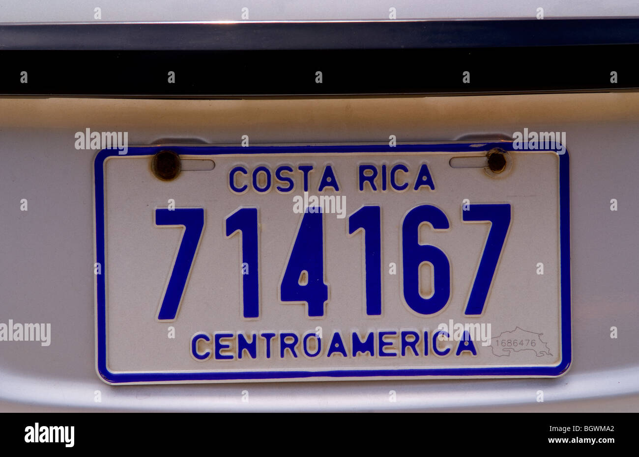 License plate in costa rica hi-res stock photography and images - Alamy