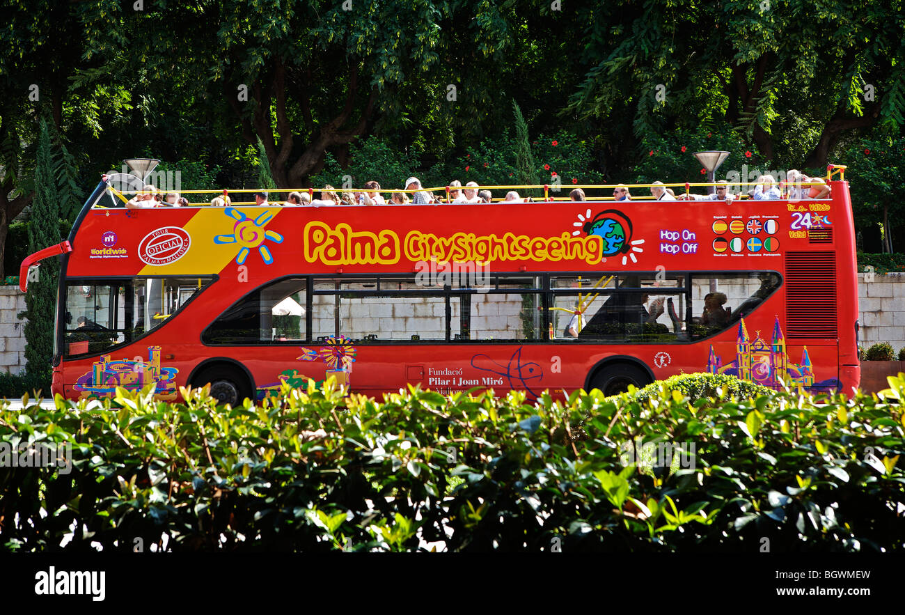 Palma city sightseeing bus hi-res stock photography and images - Alamy