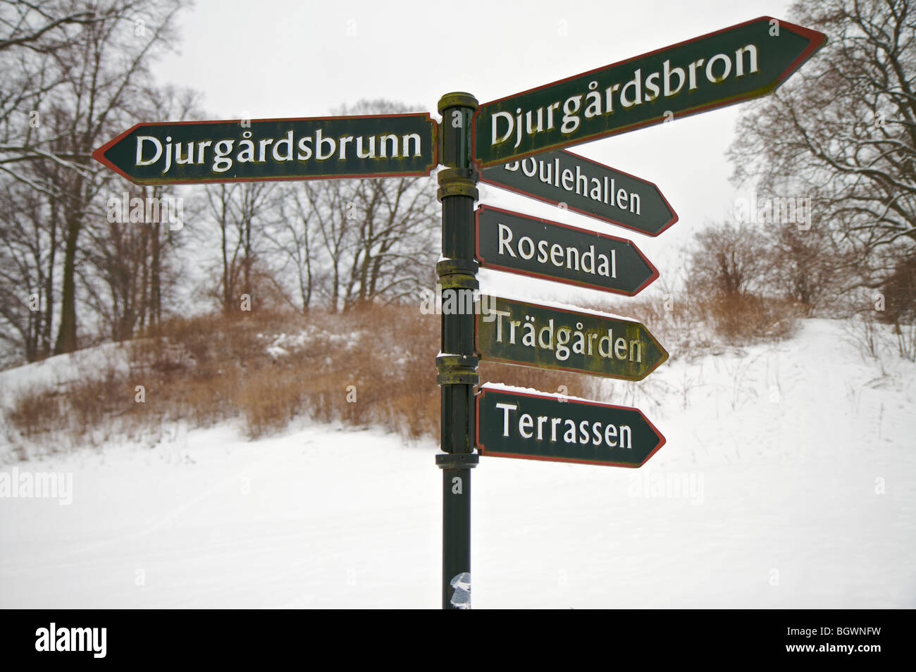 Green sign post hi-res stock photography and images - Alamy