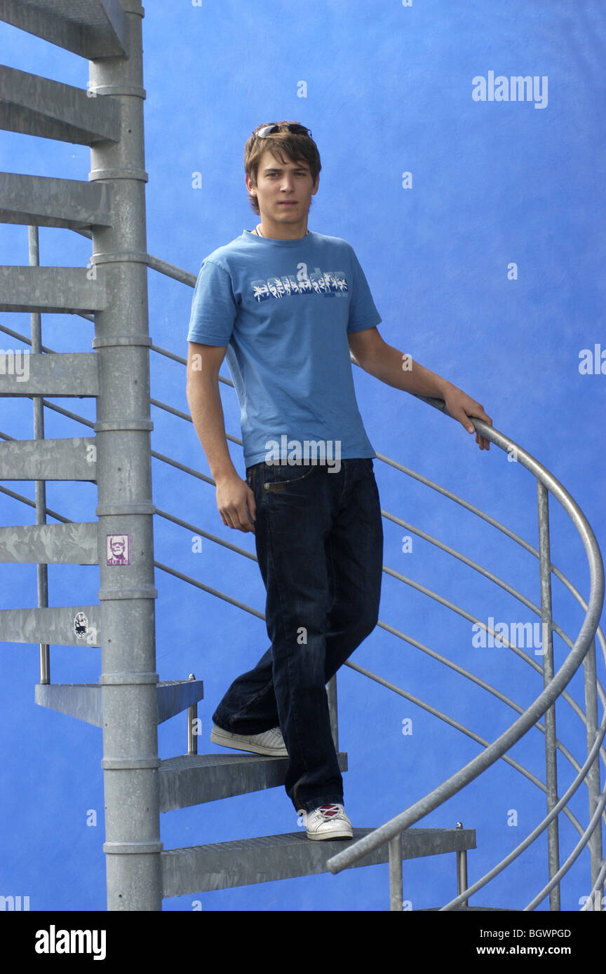 Man balustrade hi-res stock photography and images - Alamy
