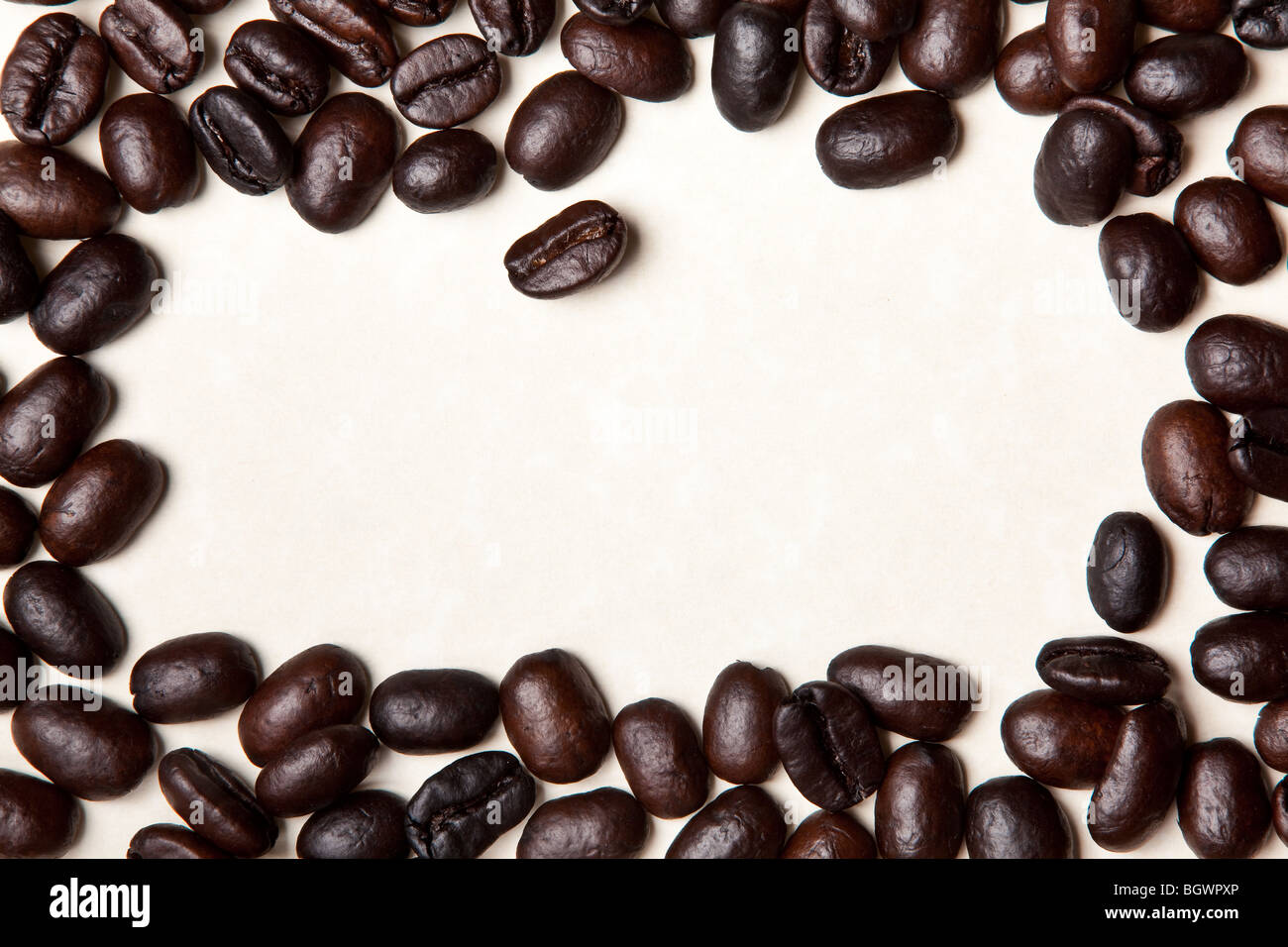coffee beans isolated on a white background Stock Photo - Alamy