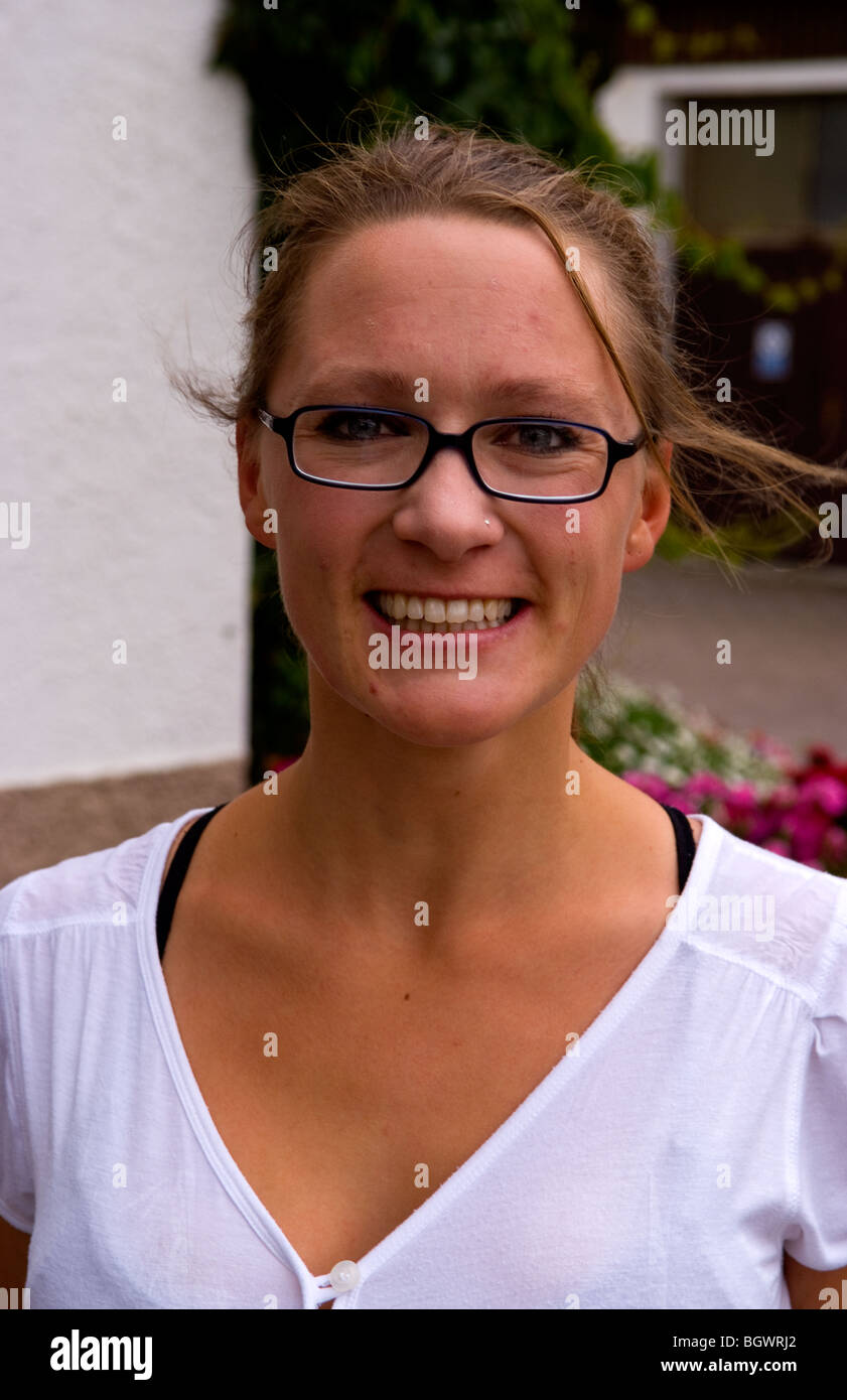 Italian woman smile portrait not food hi-res stock photography and ...