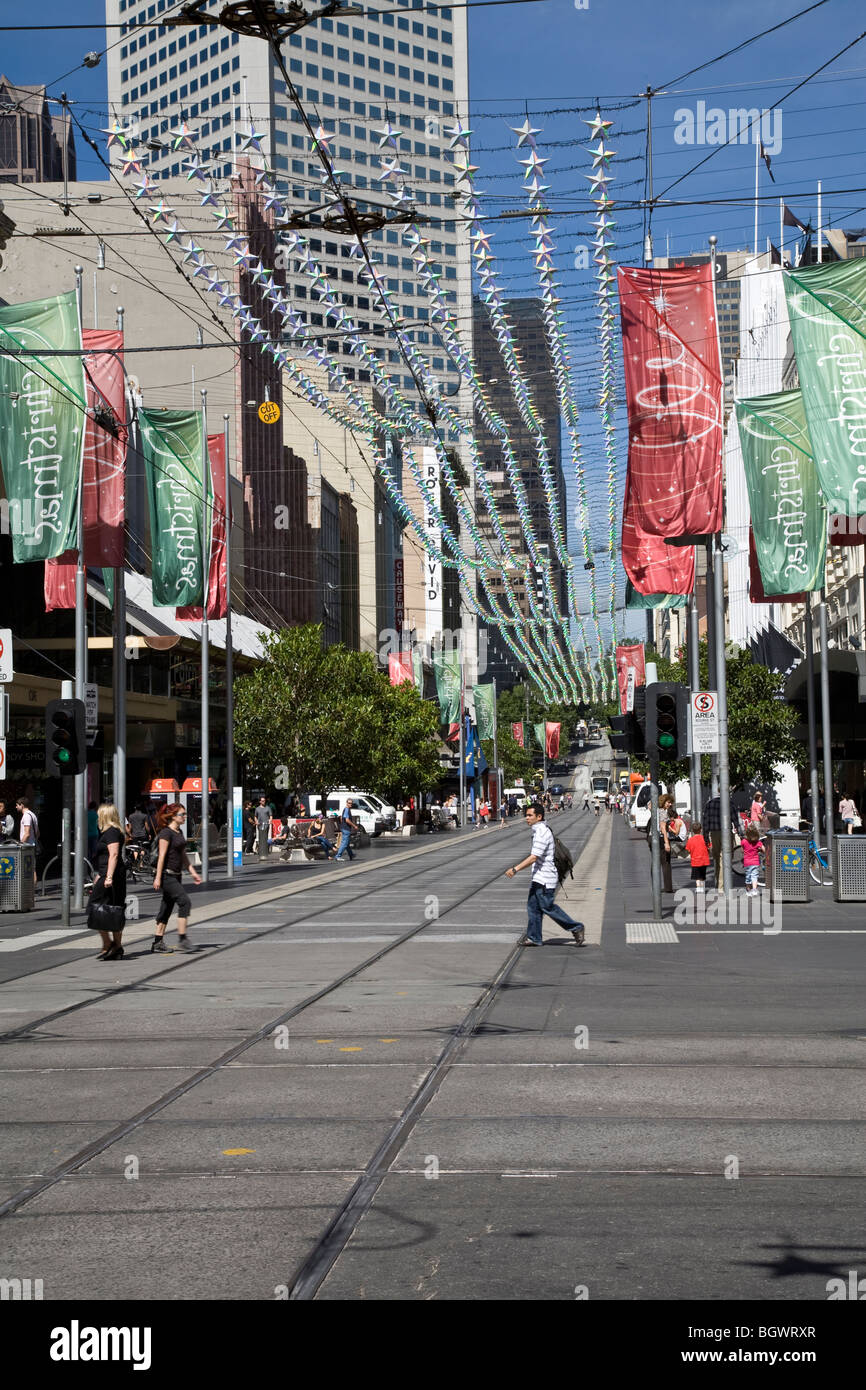 Collins Street, Melbourne, Victoria, Australia Stock Photo - Alamy