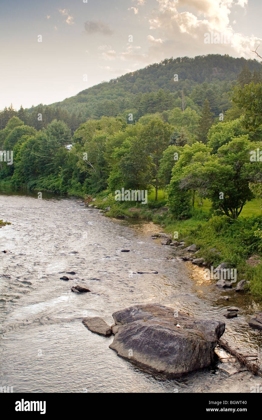 Ottauquechee River near Quechee, VT, USA Stock Photo - Alamy