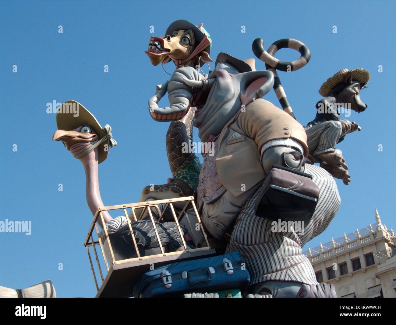 "Ninots". Sculptures to be burned in "Les Falles" (in Valencian) aka ...