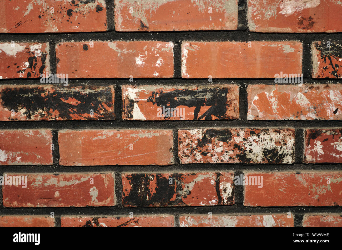 Used red brick wall Stock Photo - Alamy