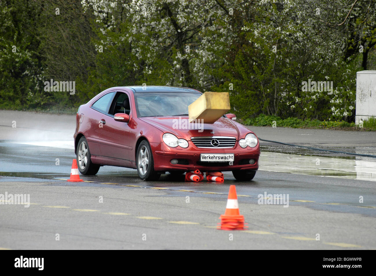 Safety training for drivers Stock Photo - Alamy