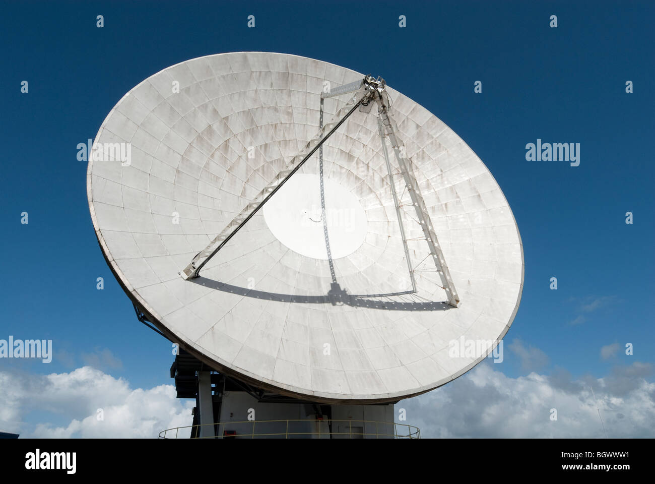 Huge Earth Station Satellite transmission dish Stock Photo - Alamy