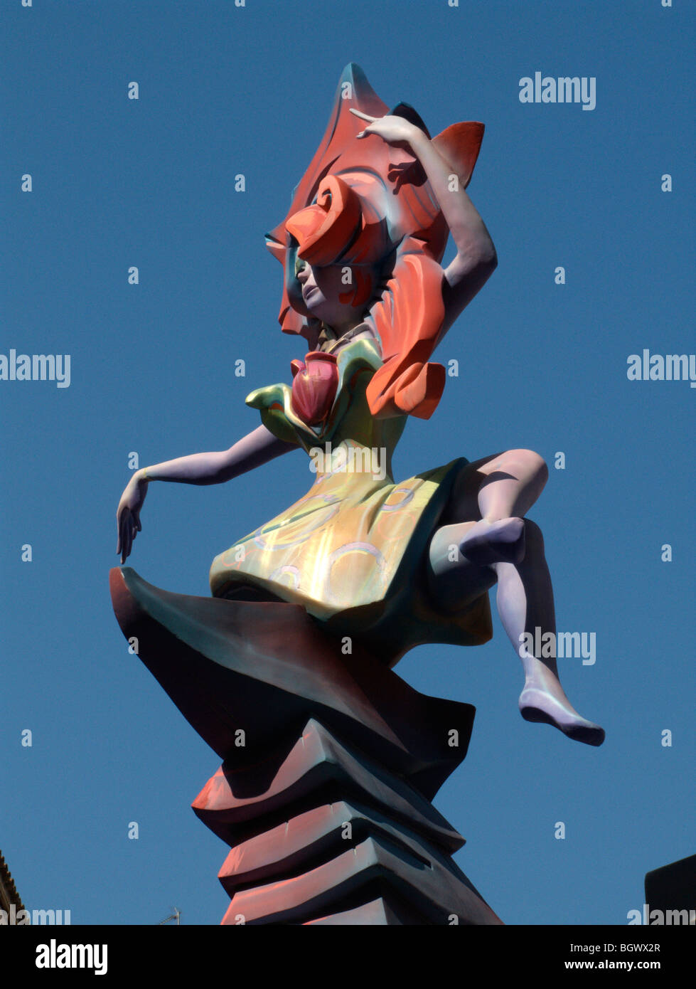 "Ninots". Sculptures to be burned in "Les Falles" (in Valencian) aka ...