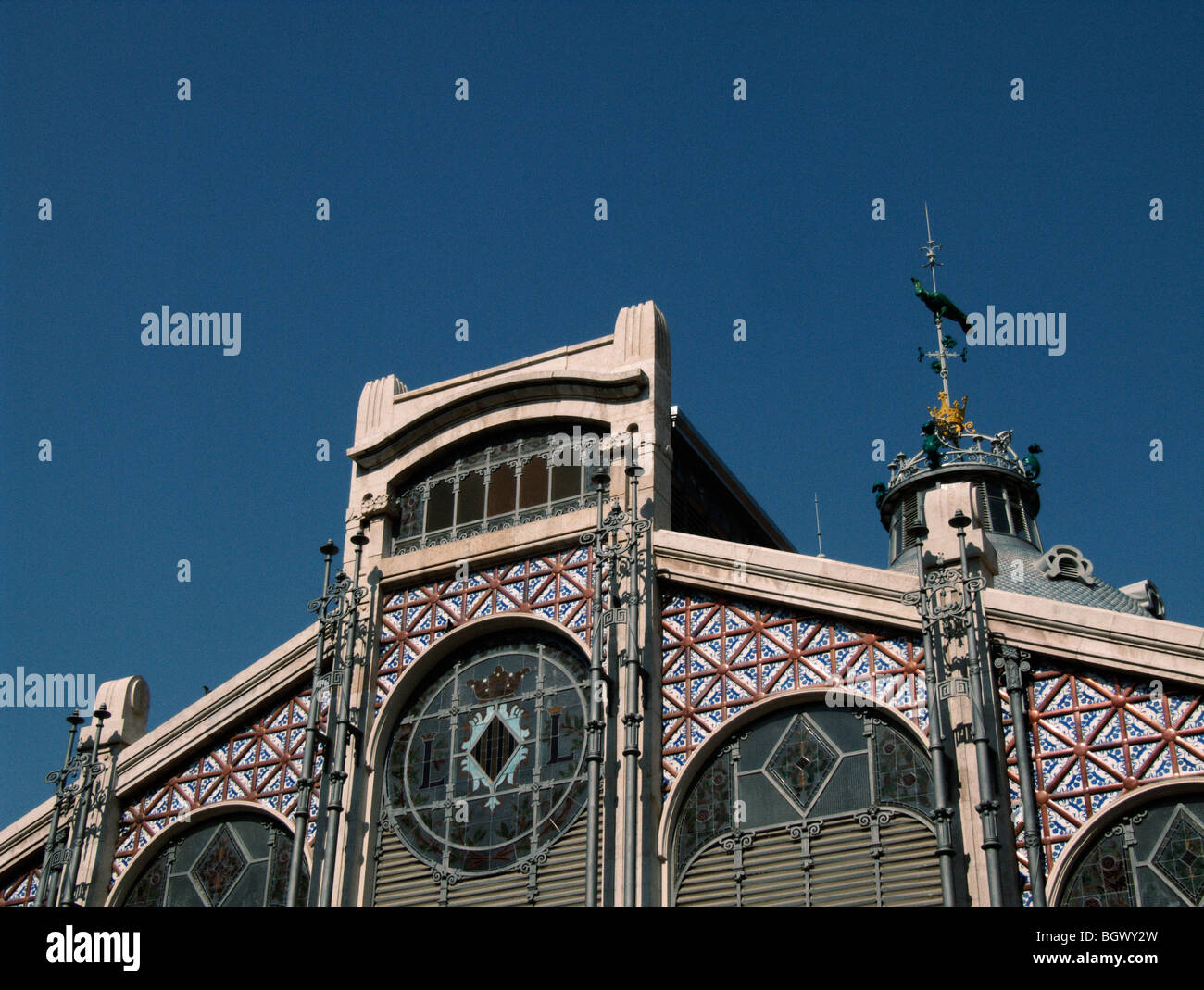 Mercado Central (Central Market). Modernist building from 1914 ...