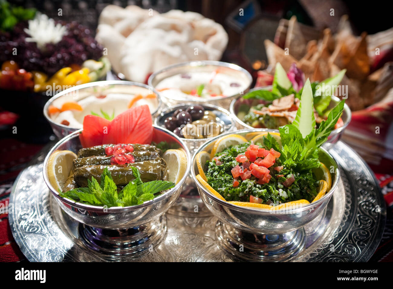 Middle east mezza hi-res stock photography and images - Alamy